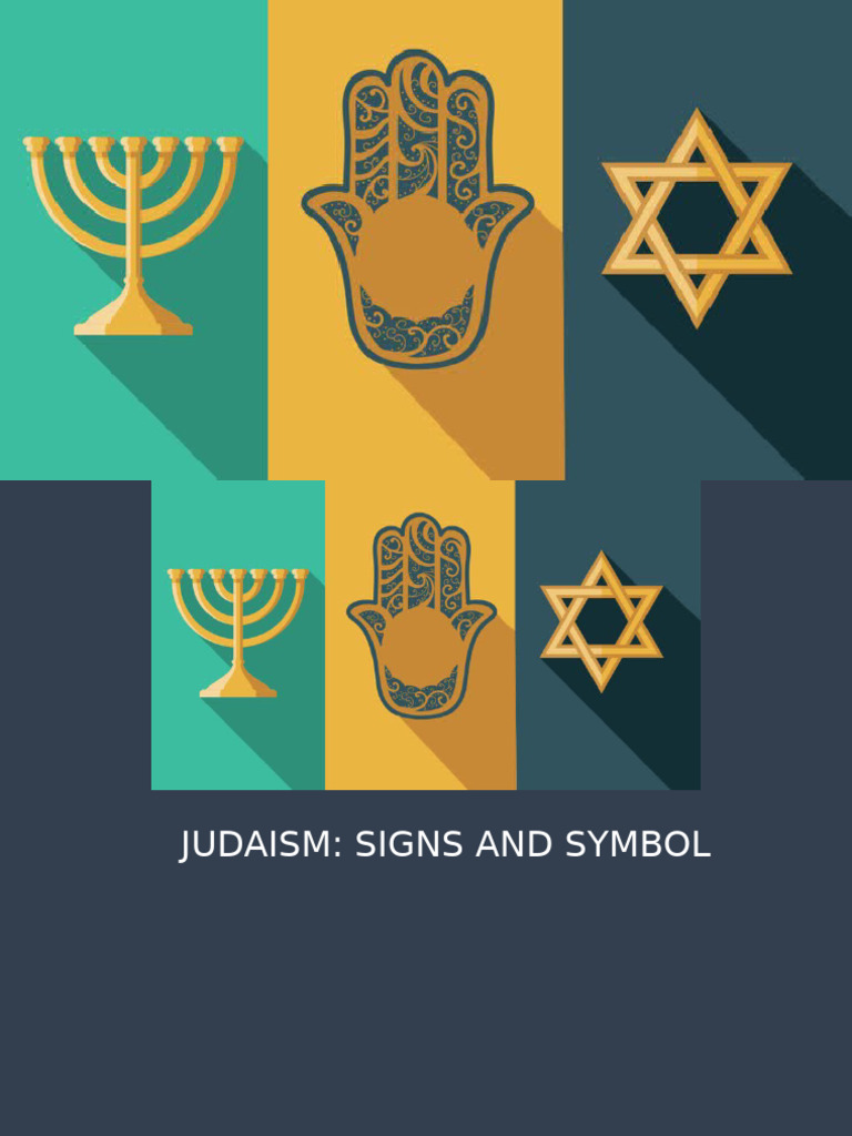 Judaism Signs and Symbols | PDF | Jews And Judaism | Jewish Law And Rituals