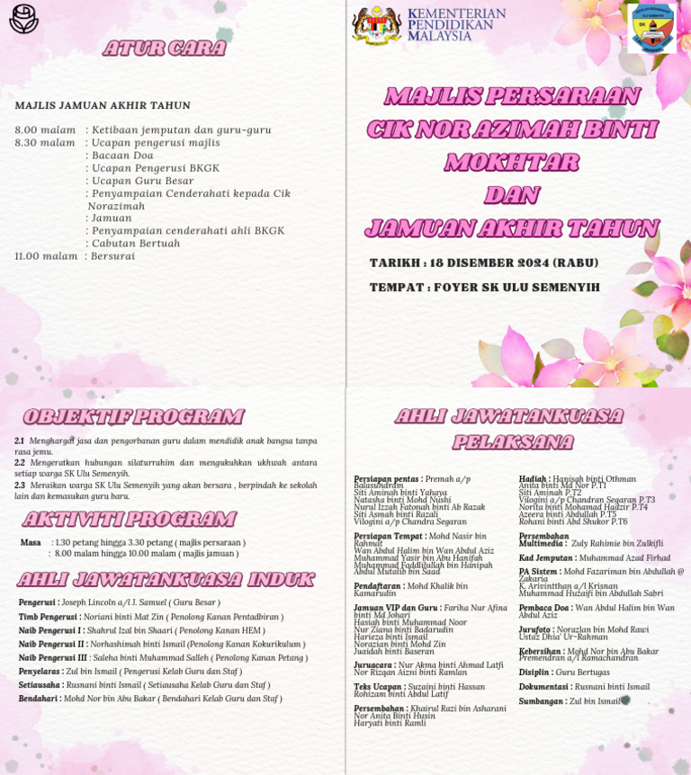 Buku Program Persaraan | PDF