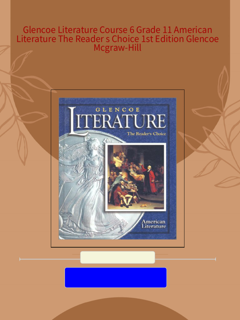 [Ebooks PDF] download Glencoe Literature Course 6 Grade 11 American ...