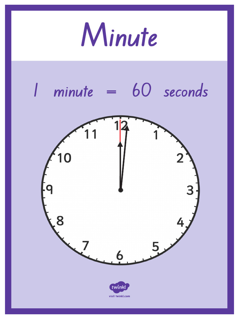 Units of Time Display Posters - Ver - 1 | PDF