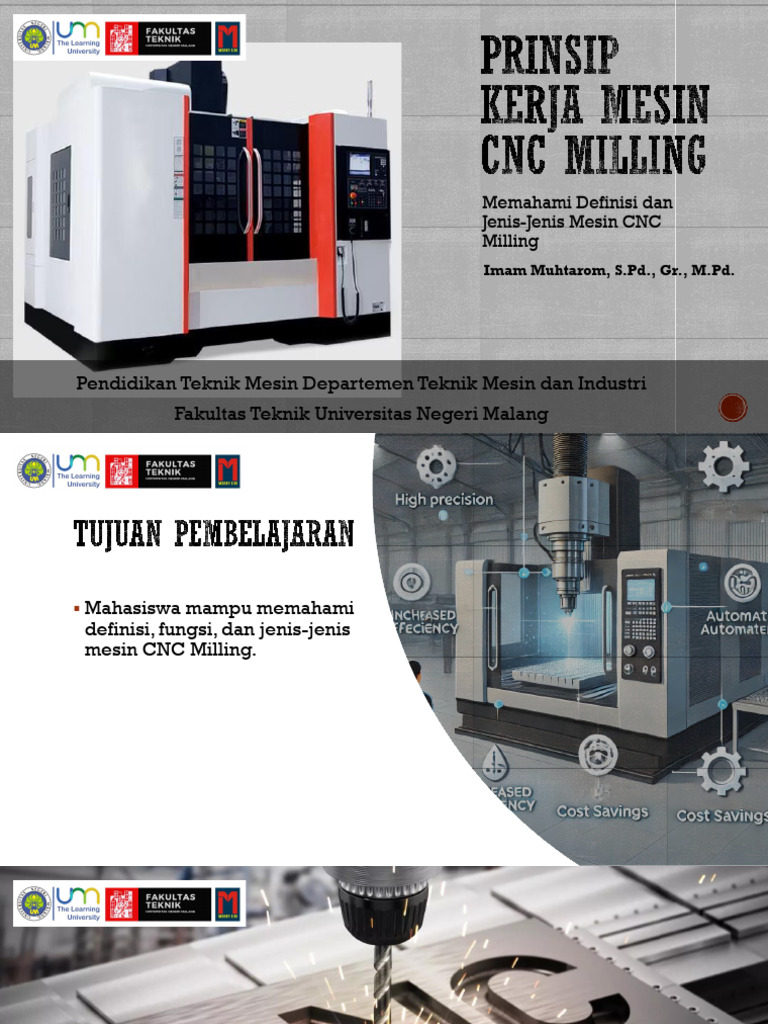 Panduan Mesin CNC Milling | PDF