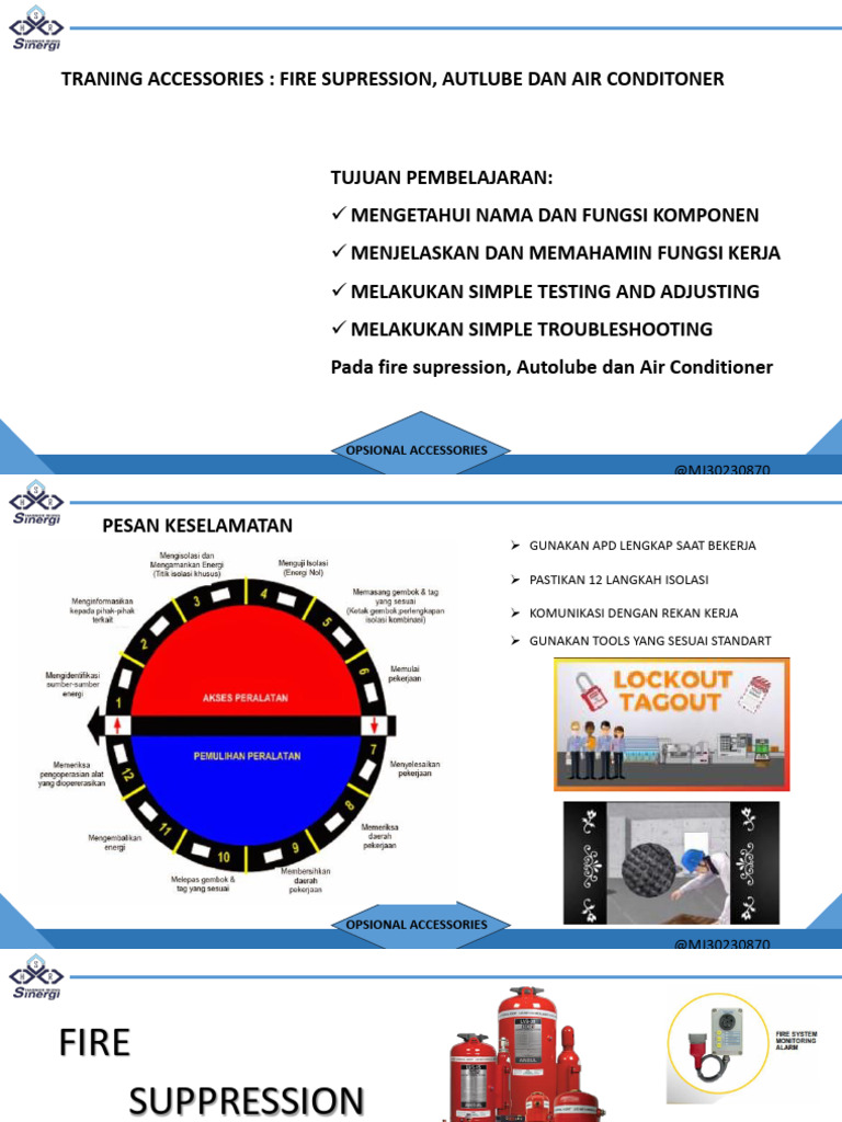 Materi Fire Suppression HRS 1 | PDF