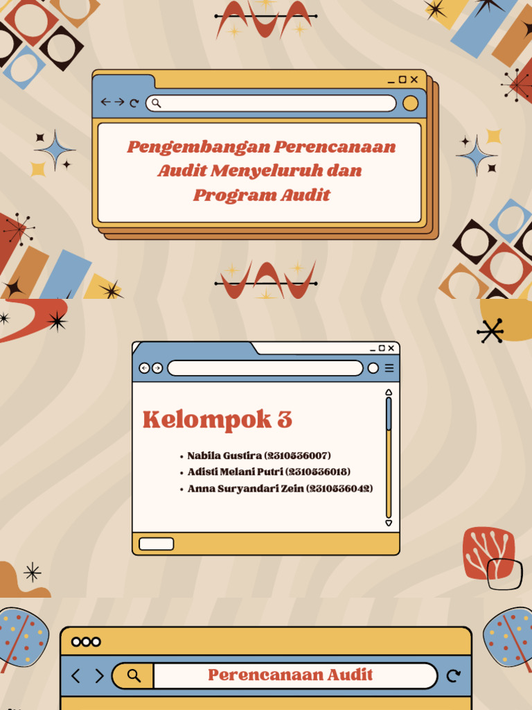 KLP 9 - Pengembangan Perencanaan Audit Menyeluruh Dan Program Audit | PDF