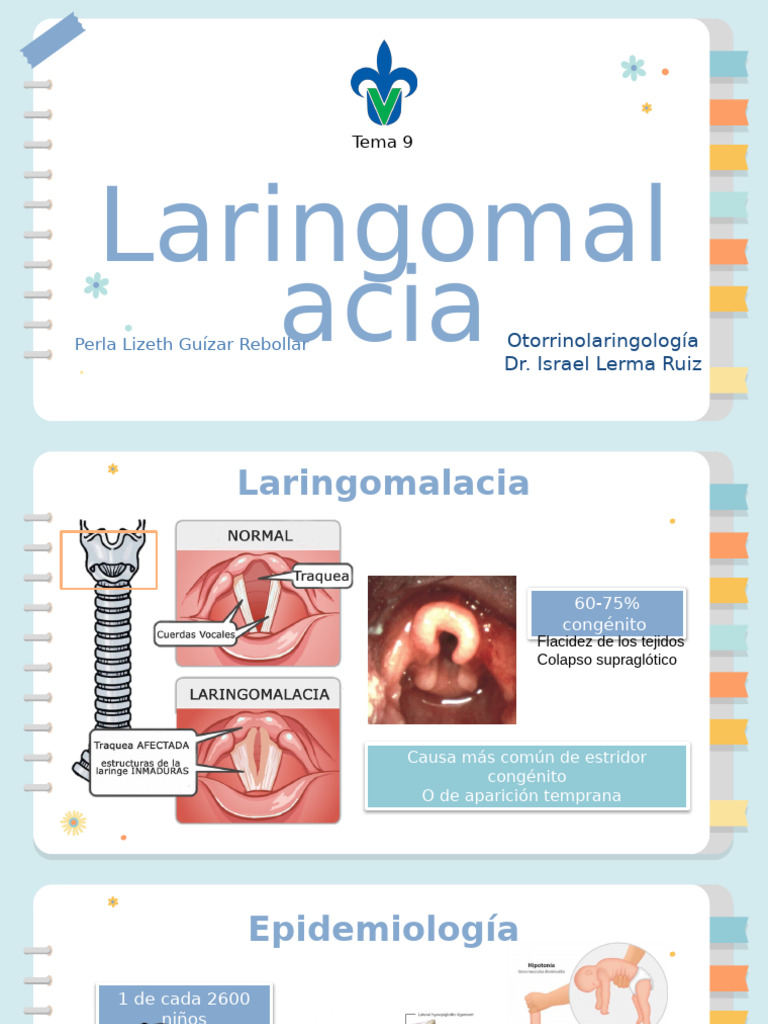 9 Laringomalacia | PDF | Enfermedades respiratorias | Cabeza y cuello ...