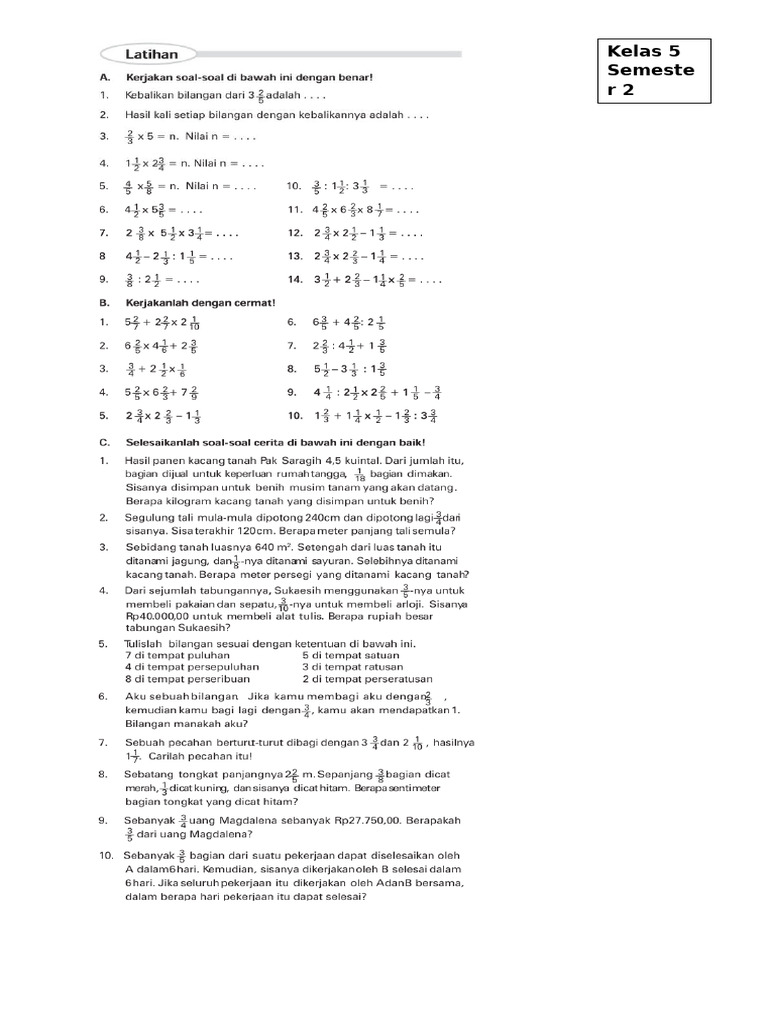 Pecahan Persen Desimal | PDF