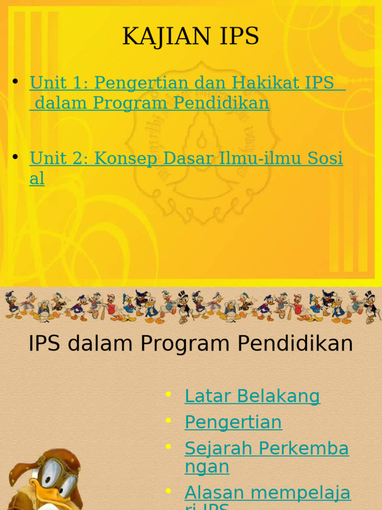 Pengertian Dan Hakikat Ips | PDF