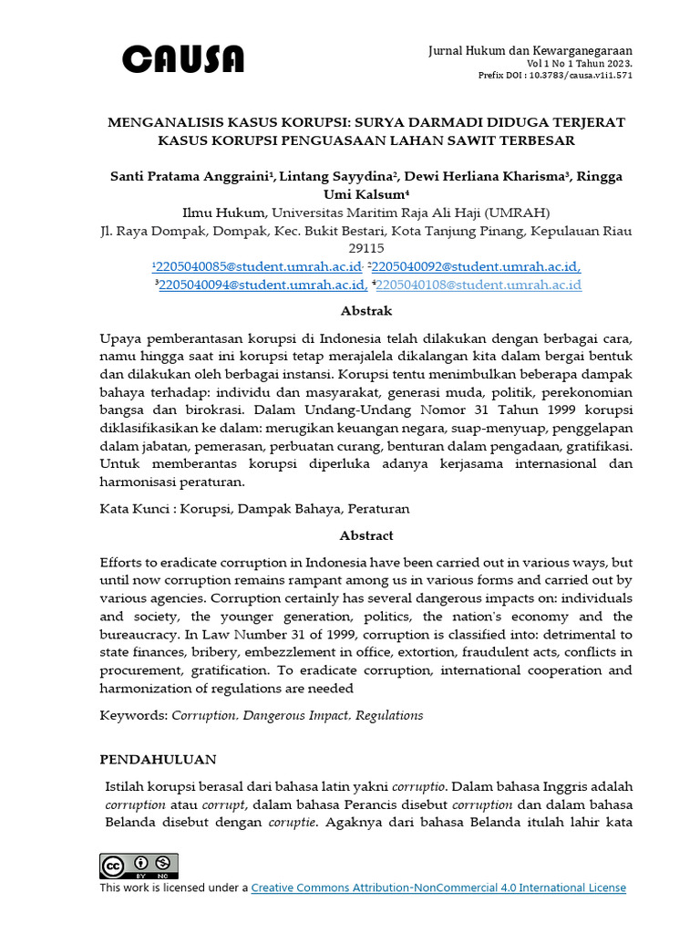 Jurnal Santi Causa | PDF