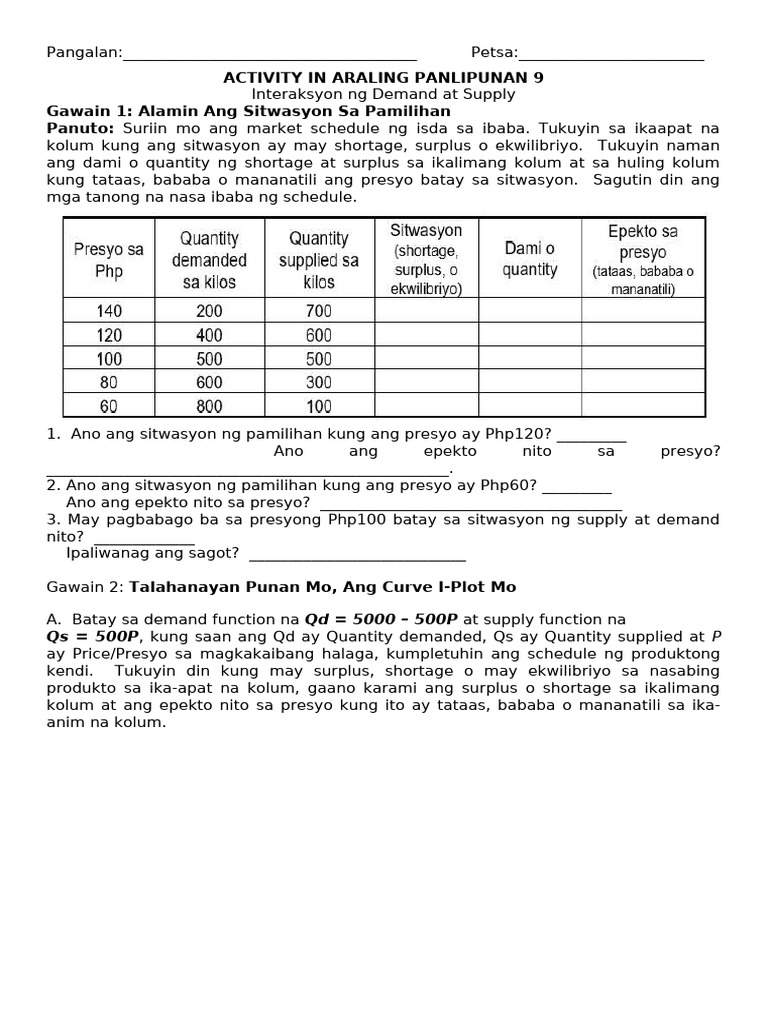 Activity in Ap 9 | PDF