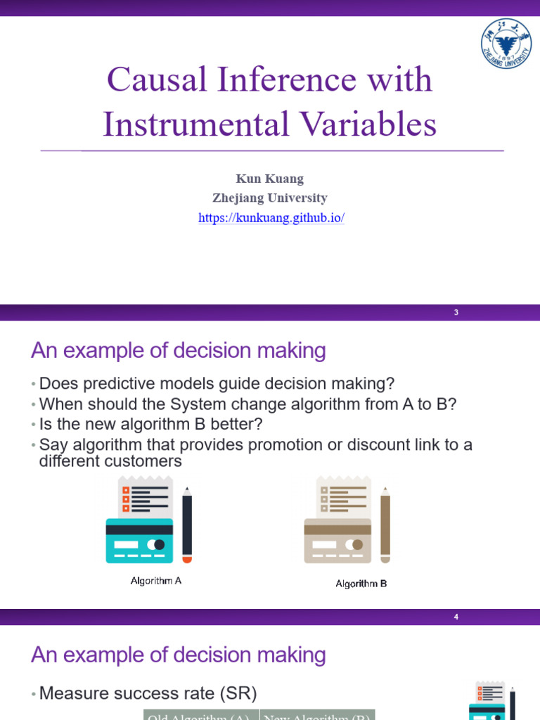 Causal Inference with Instrumental Variables | PDF | Confounding ... Causal Inference with Instrumental Variables | PDF | Confounding ...