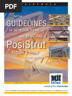 Posi-STRUT™ Design Manual Overview | PDF | Truss | Structural Load