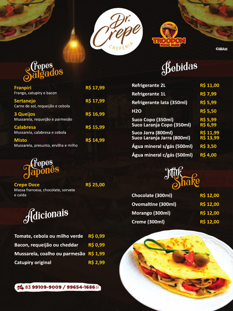 Cardápio Crepe | PDF