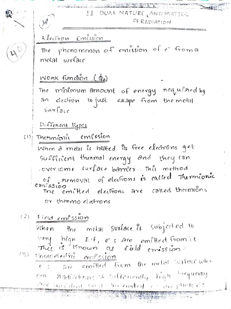 Dual Nature Notes | PDF | Quantity | Metrology