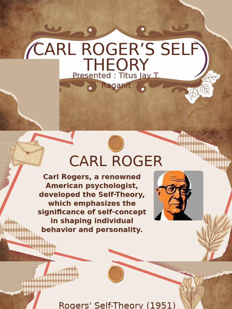Carl Rogers Self Theory Titus | PDF