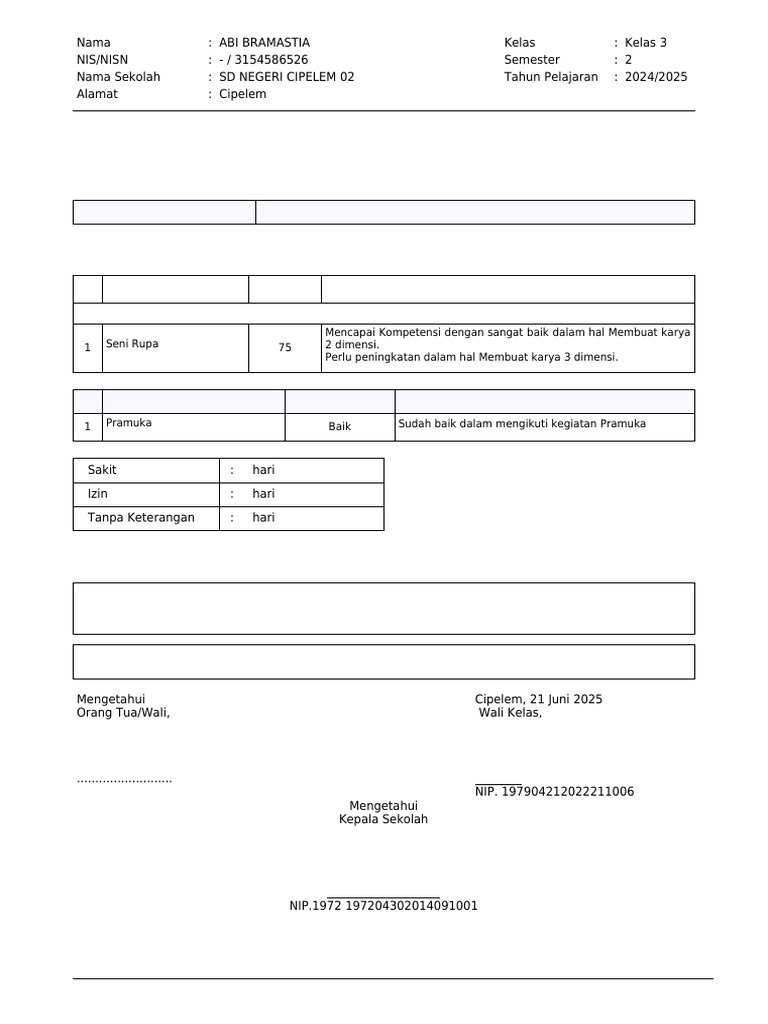 Rapor_K13_ABI BRAMASTIA | PDF