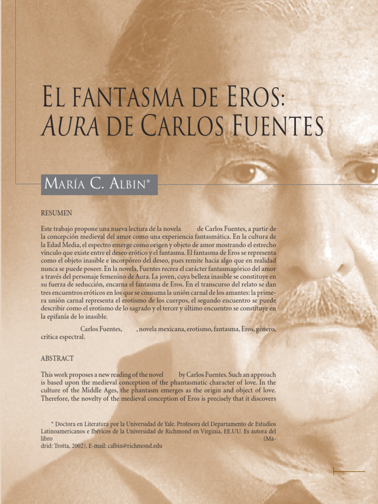 el fantasma de eros_Aura | PDF | eucaristía | Amor