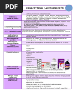 Ficha Técnica Acetaminofen 500 MG Tab - Genfar | PDF | Medicina CLINICA ...