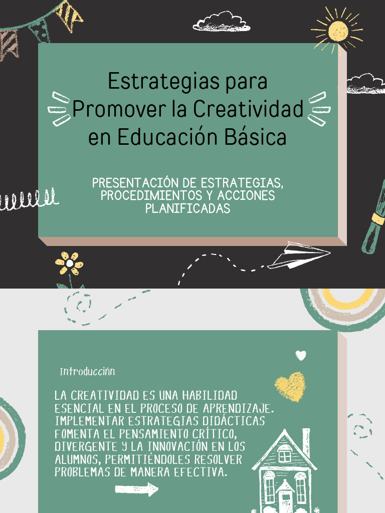Creatividad en Educación Básica | PDF | Creatividad | Aprendizaje