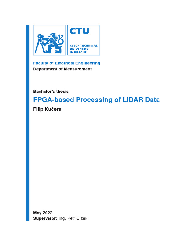 Lidar Fpga | PDF | Field Programmable Gate Array | Lidar