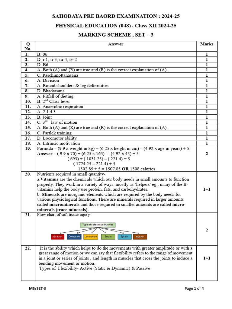PED MS SET 3 | PDF | Dieting | Flexibility (Anatomy)