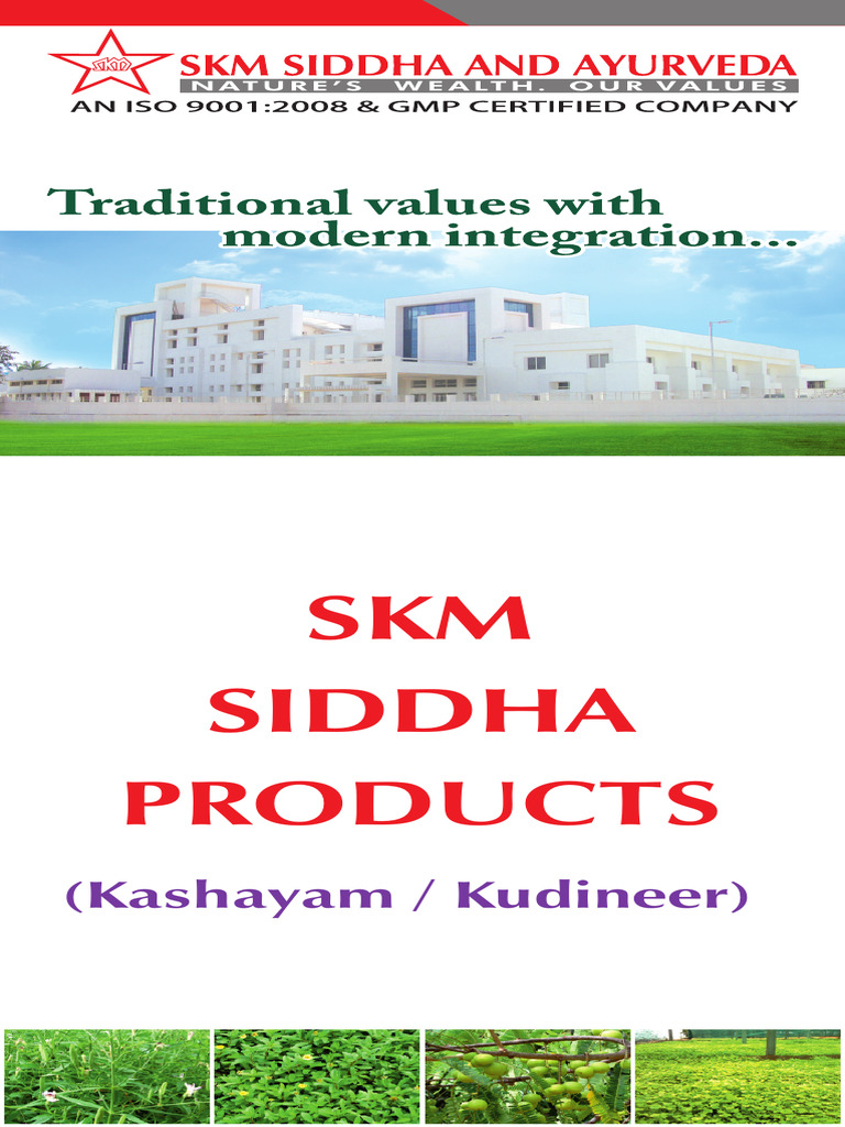 Siddha Kashayam Formulations Guide | PDF | Urinary System | Dermatitis