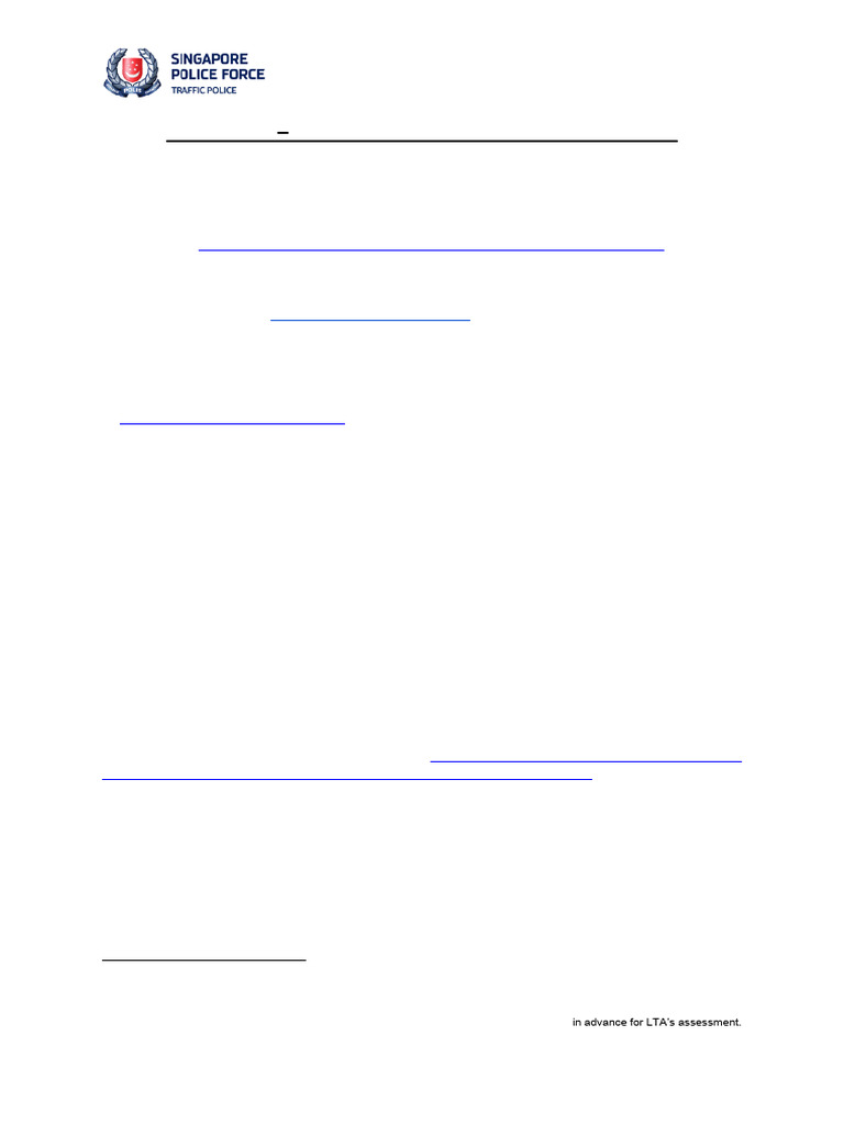 User Guide Application For Traffic Police Road Closure Permit | PDF ...