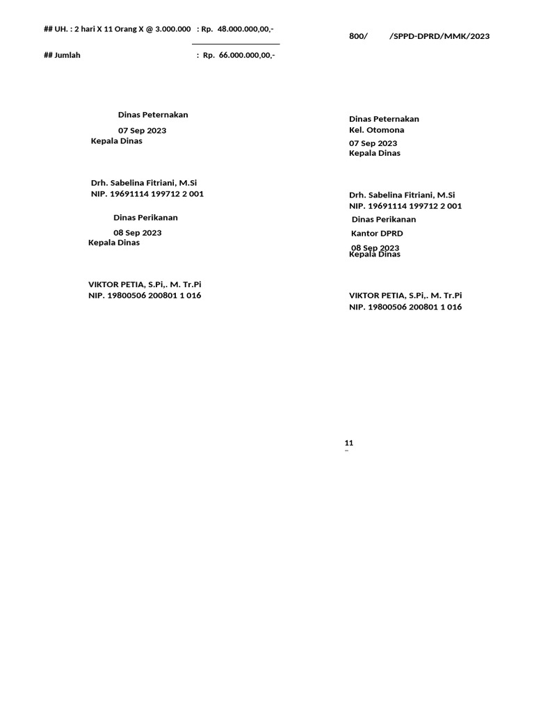 SABLON SPT 3 Luar Daerah | PDF