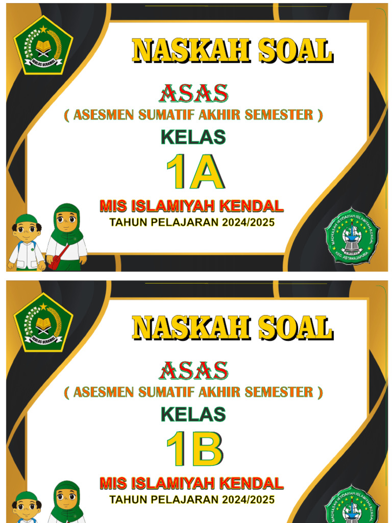 Sampul Soal Ujian Semester 2024/2025 | PDF