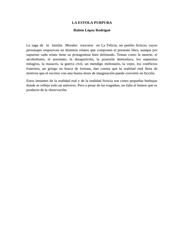 Historias de La Felicia | PDF