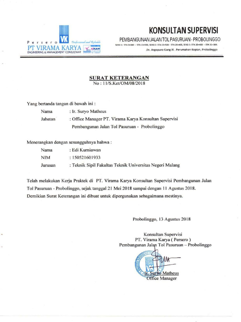 PT. Virama Karya | PDF