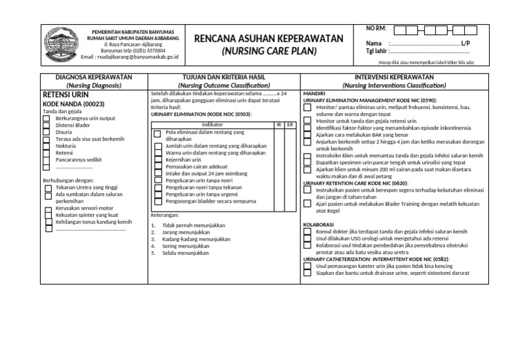 Rencana Asuhan Keperawatan | PDF