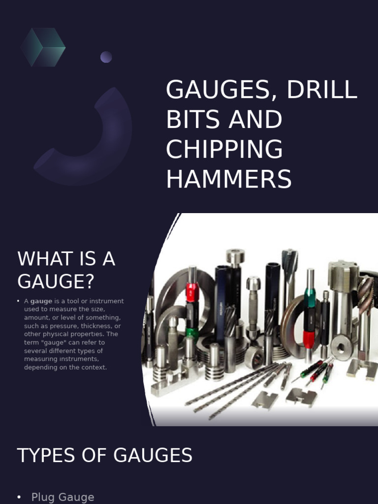 Gauges Drill Bits Chipping Hammers | PDF | Engineering Tolerance | Drill