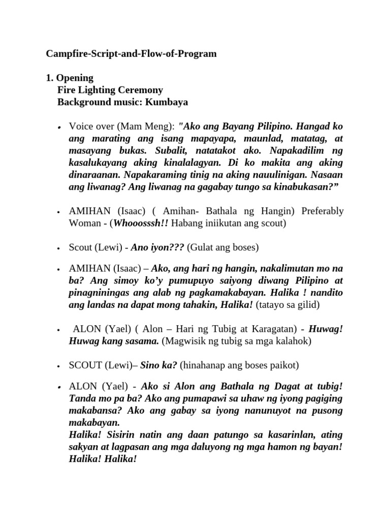 Campfire Presentation | PDF