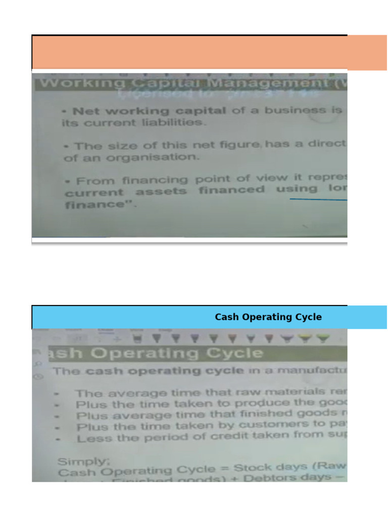 Understanding Cash Operating Cycle | PDF | Working Capital | Liability ...