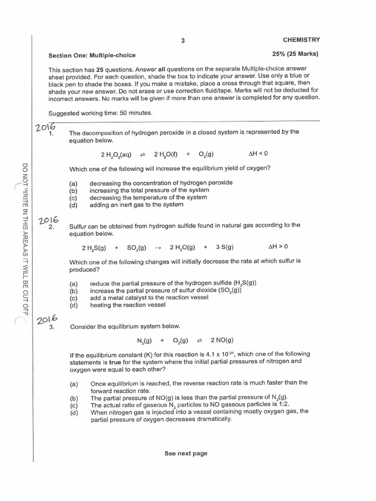 Equilibrium WACE Qs 2016-2023 - Compressed | PDF
