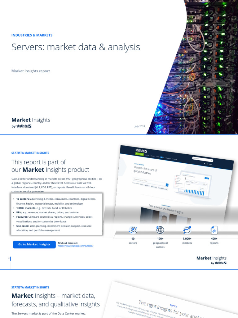Global Server Market Analysis 2024 | PDF | Efficient Energy Use | Gross ...