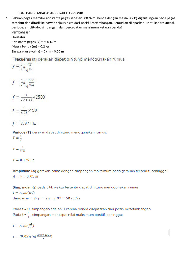 Contoh Soal GHS | PDF