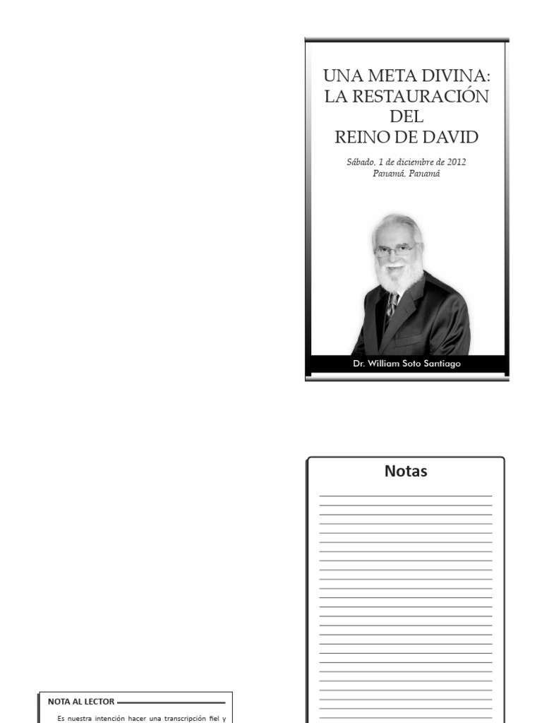 2012-12-01 Una Meta Divina La Restauracion Del Reino de David | PDF ...