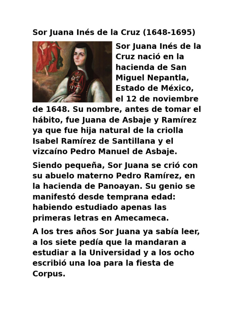 Sor Juana | PDF