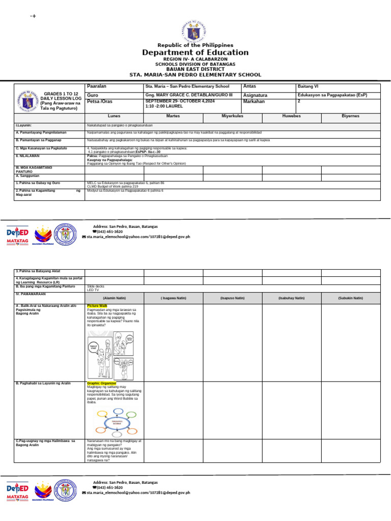 EsP-6-Week-1-Q-2- | PDF
