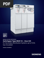 8DJH24 Blue GIS Brochure EN | PDF | Transformer | Fuse (Electrical)