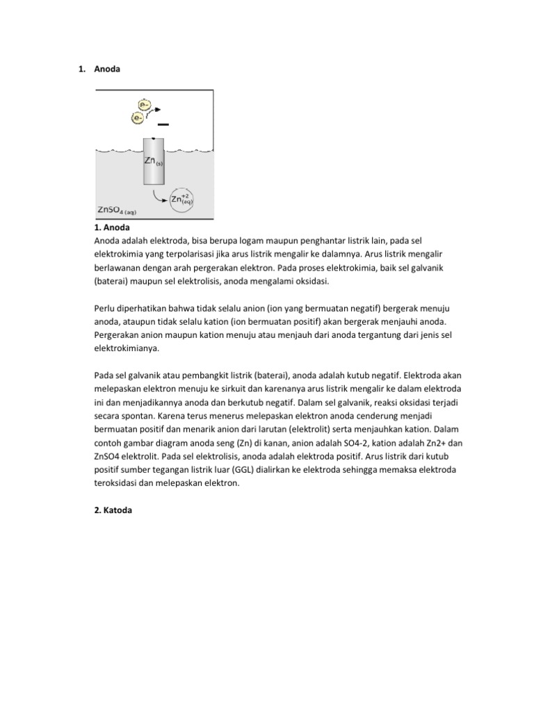 Anoda Dan Katoda | PDF