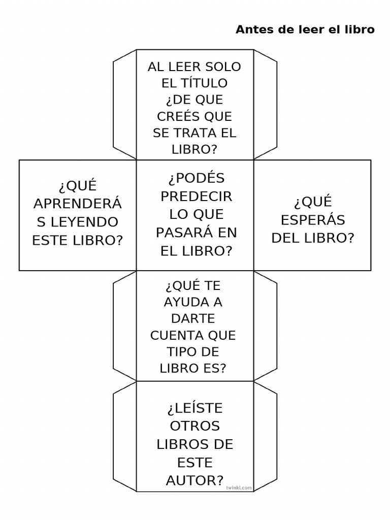 4-Dado antes de leer el libro | PDF