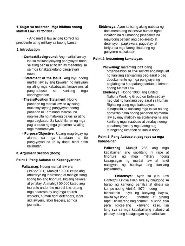 Martial Law | PDF