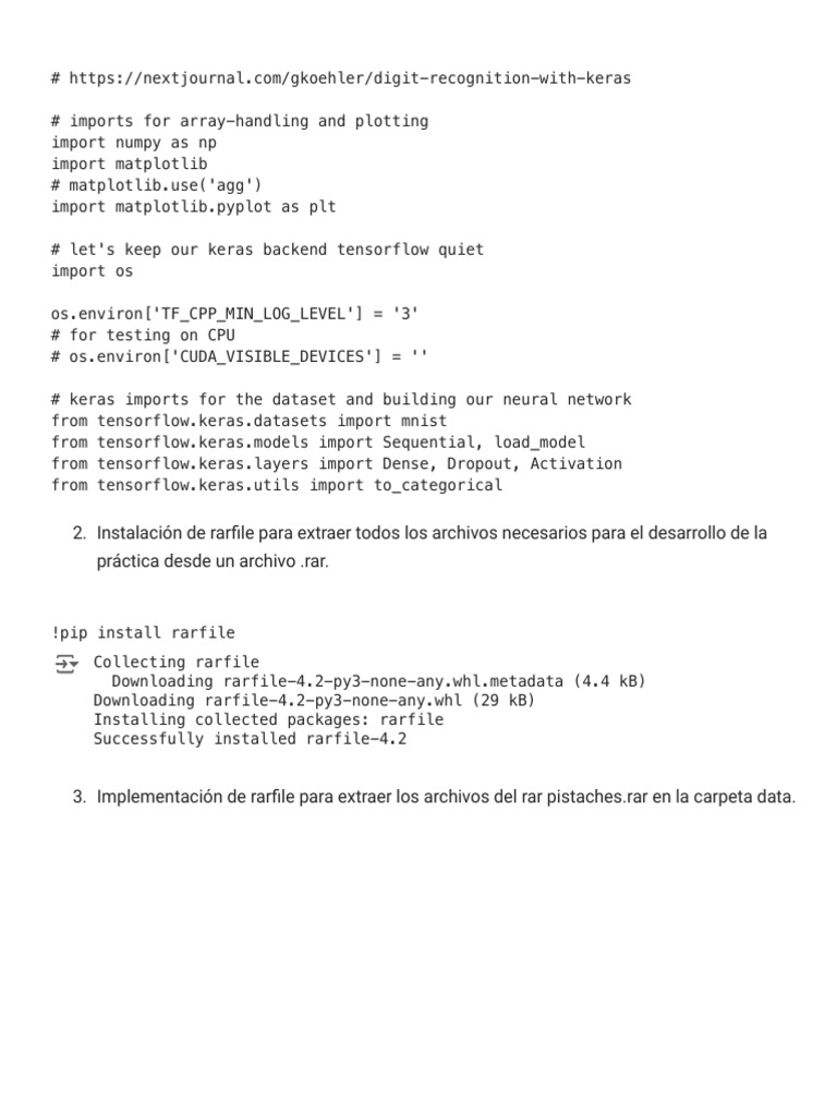 Codigo deep learning | PDF