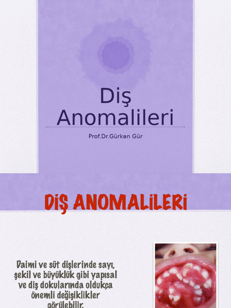 Gurkan Gur Anomaliler Sunum2 | PDF