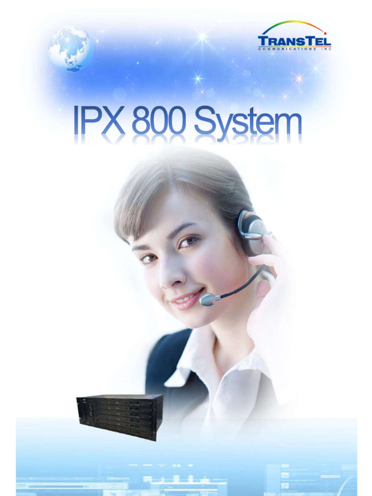 Transtel IPX 800 - 240417 - 090123 | PDF | Telephone | Voicemail