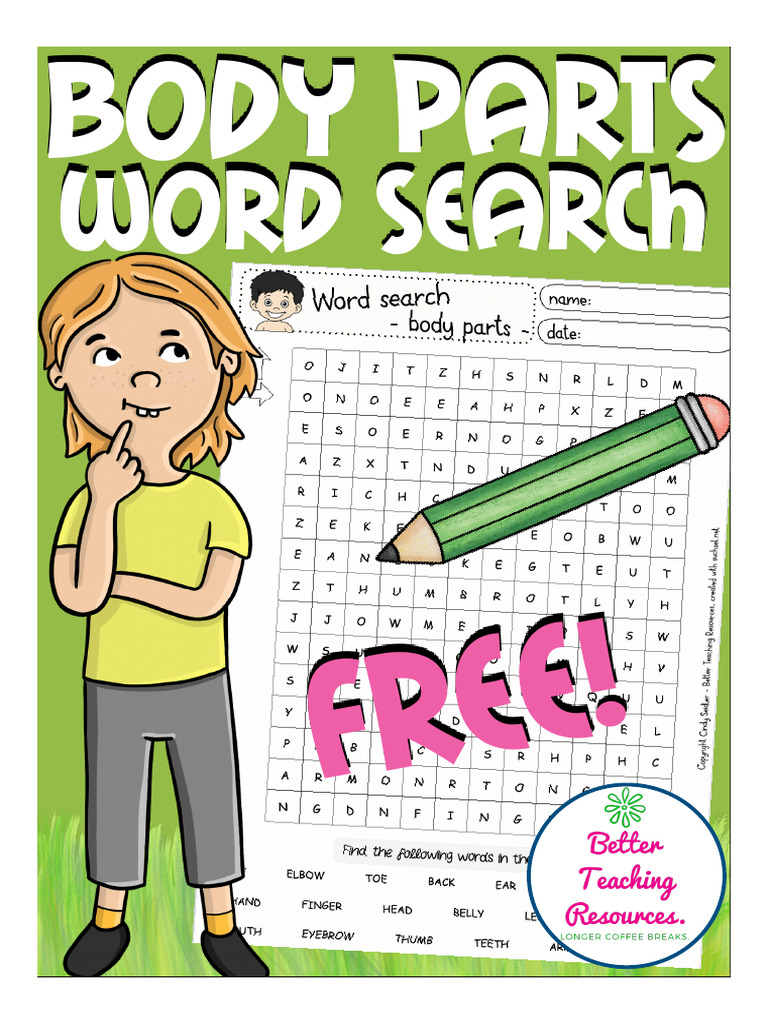 Body Word Search | PDF