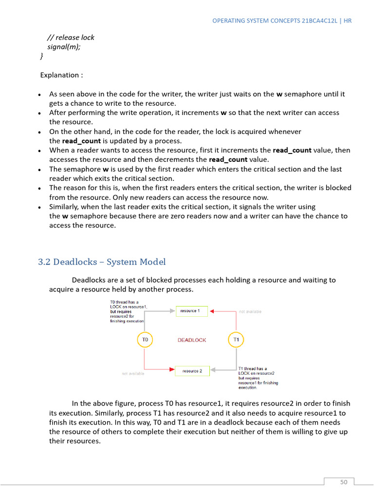 Deadlocks | PDF | Computing | Concurrency (Computer Science) Deadlocks | PDF | Computing | Concurrency (Computer Science)