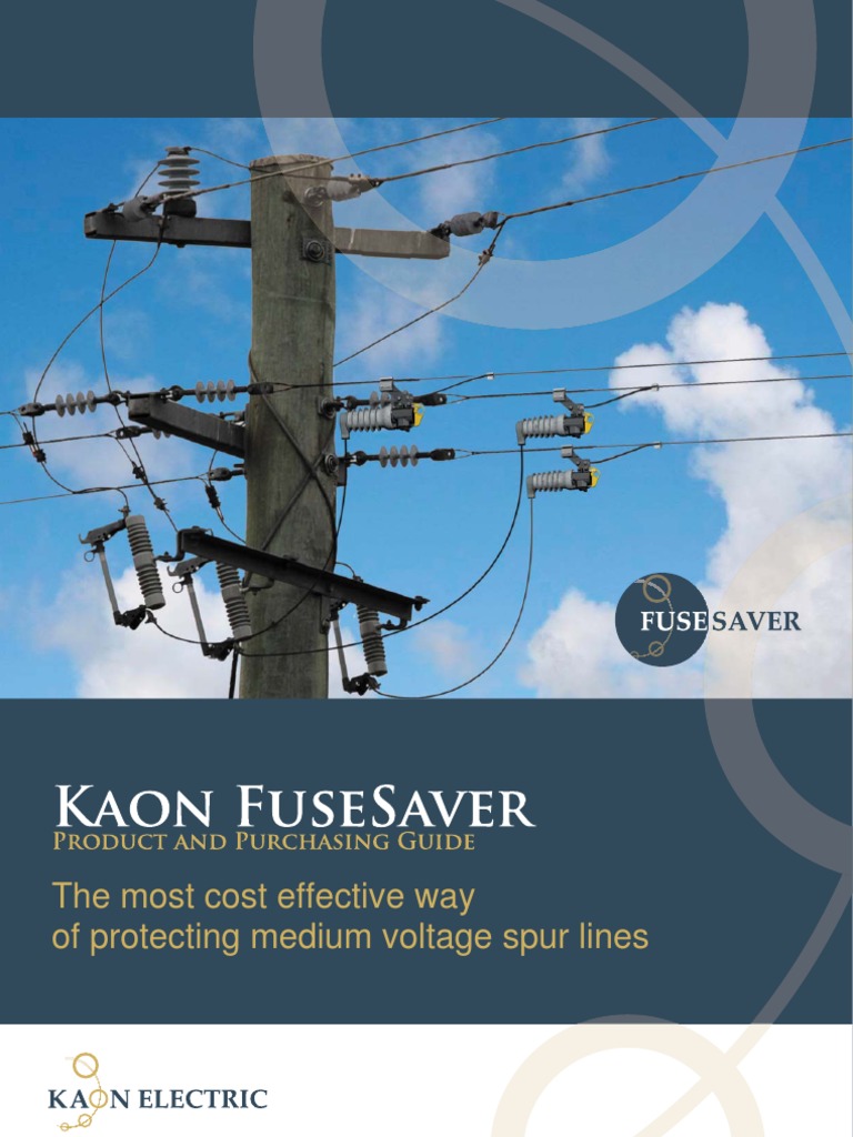 KAON FuseSaver Brochure - Low Res | PDF | Fuse (Electrical) | Power ...