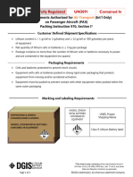 Lithium Declaration Form | PDF | Lithium Ion Battery | Lithium